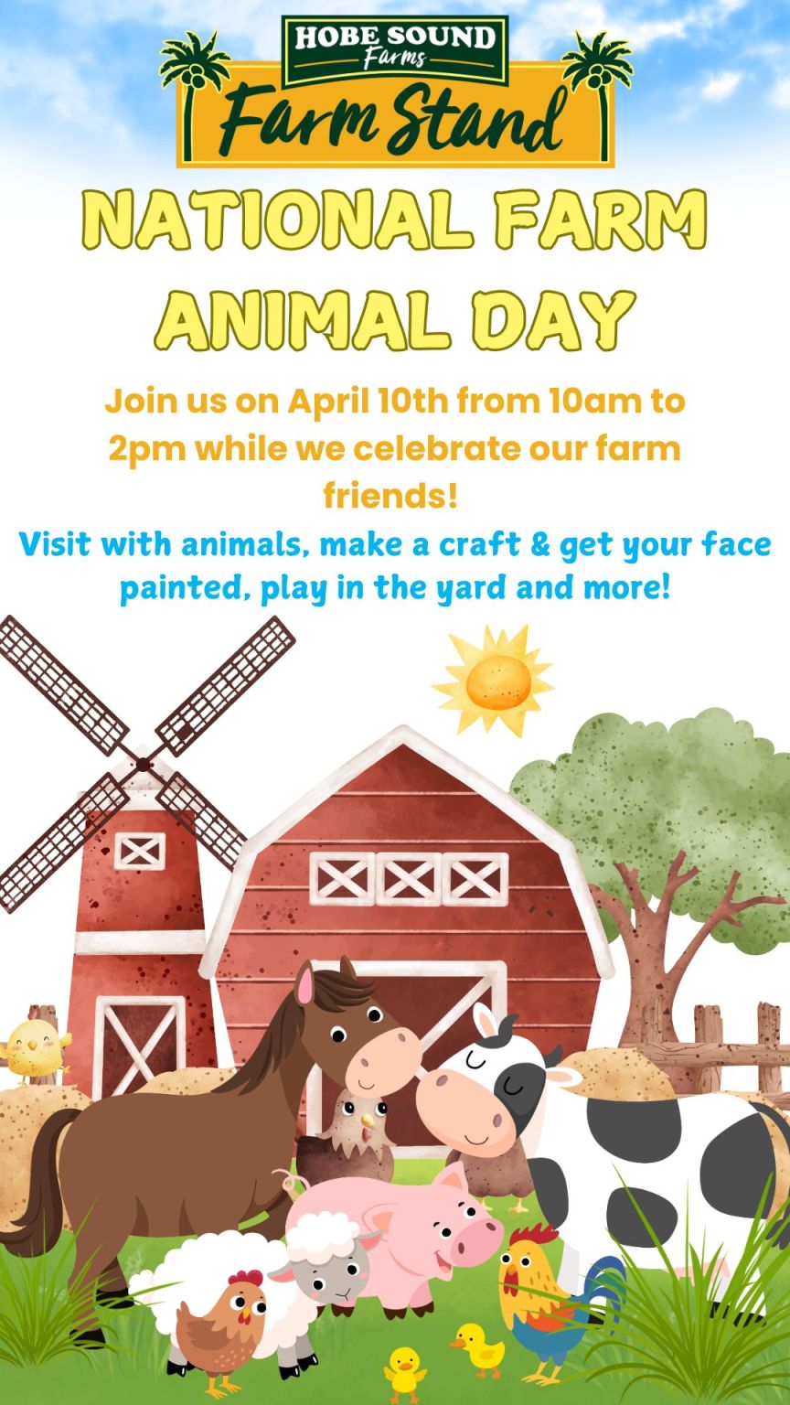 National Farm Animal Day - Hobe Sound Farms