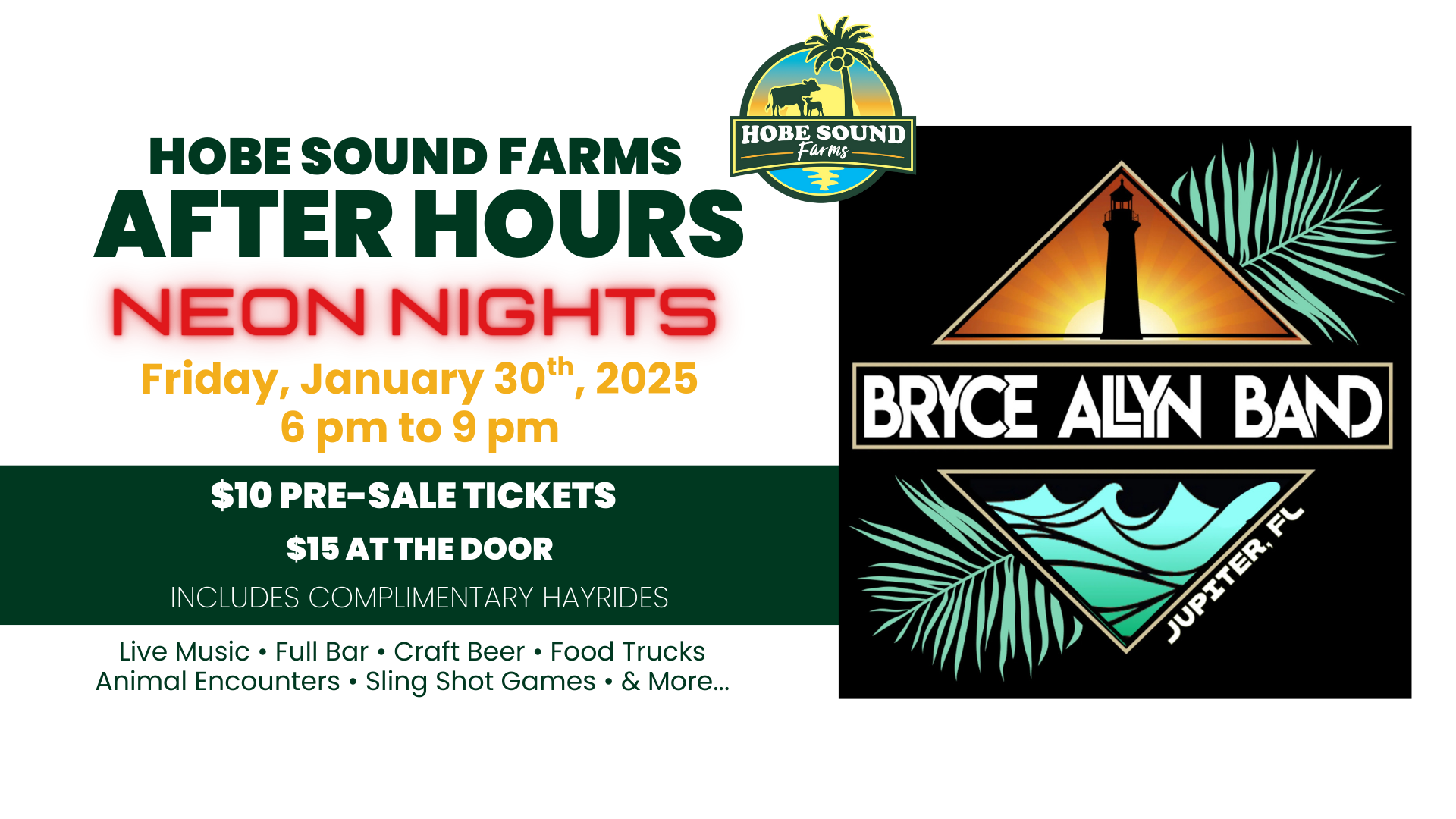 Hobe Sound After Hours - Jan 30th - Hobe Sound Farms
